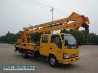 China 600P 130hp ISUZU Aerial Platform Truck 14 Meters Folding Boom for sale