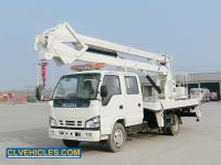China ISUZU 600P Boom Lift Truck Mounted Euro5 12m 14m Folding Arm for sale