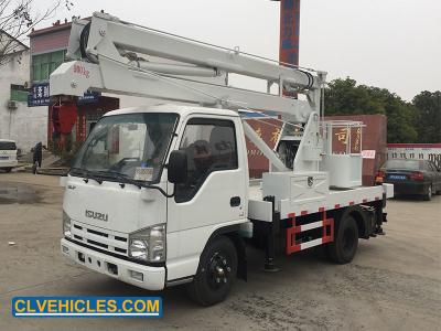 China ISUZU 100P ELF High Lift Bucket Truck 10m 12m Arm Lift Aerial Bucket for sale