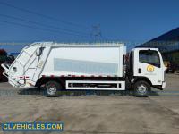 China 700P 10000L ISUZU Garbage Truck Trash Collection Truck With Hydraulic Hoist for sale