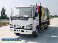 China 600P 130hp 7CBM ISUZU Garbage Truck Diesel Engine For Municipal Collection for sale