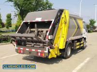 China 600P 130hp 7CBM ISUZU Garbage Truck Diesel Engine For Municipal Collection for sale