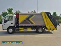 China 600P 130hp 7CBM ISUZU Garbage Truck Diesel Engine For Municipal Collection for sale