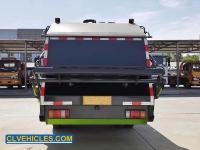 China N Series ISUZU Garbage Compactor Air Suspension 6 Tons Hydraulic Lift for sale