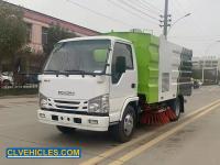 China ISUZU 100P Street Sweeper Vacuum Truck 5CBM 98HP 16000kg LHD Rhd for sale