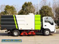 China ISUZU 100P Street Sweeper Vacuum Truck 5CBM 98HP 16000kg LHD Rhd for sale
