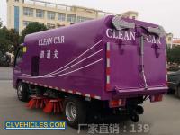 China Diesel ISUZU Road Sweeper Truck 2000L Water Tank 3000L Sewage Dusty Tank for sale