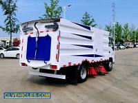 China ISUZU NQR NPR Road Sweeper Truck 6 Wheels ISO9000 CCC Certification for sale