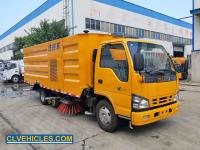 China ISUZU N Series Road Washing Truck 130hp 5000L Euro 4 Emission Standard for sale