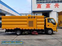 China ISUZU N Series Road Washing Truck 130hp 5000L Euro 4 Emission Standard for sale