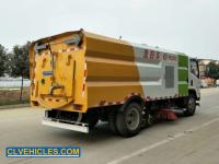 China ELF ISUZU Road Sweeper Truck 6 Wheels 190HP 10cbm Vacuum Sweeper Truck for sale