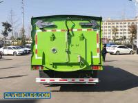 China ISUZU KV100 130hp 5000L Water 5000L Garbage Tank Sweeper Truck for sale