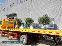 China 700P 190hp ISUZU Tow Truck Flatbed Recovery Truck 6300mm With ABS Brakes for sale