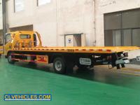China 700P 190hp ISUZU Tow Truck Flatbed Recovery Truck 6300mm With ABS Brakes for sale