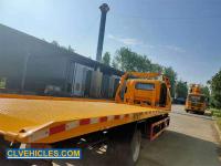 China 700P 190hp ISUZU Tow Truck Flatbed Recovery Truck 6300mm With ABS Brakes for sale