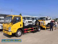 China KV600 ISUZU Tow Truck 130hp 4x2 Full Ground With 1 Year Warranty for sale