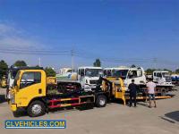 China KV600 ISUZU Tow Truck 130hp 4x2 Full Ground With 1 Year Warranty for sale
