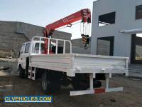 China Two Arm ISUZU Truck Mounted Crane Crew Cabin Light Duty 3200kg for sale