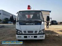 China Two Arm ISUZU Truck Mounted Crane Crew Cabin Light Duty 3200kg for sale