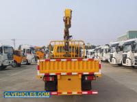 China ISUZU 600P 130hp  Powerful Crane Truck 3500kg Crew Cabin 4X2 3 Arm for sale