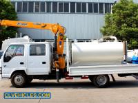 China N Series ISUZU Truck Mounted Crane Lifting Truck 4X2 4m 3 ton for sale