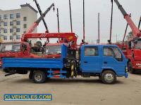 China ISUZU 130hp Crane Truck Lifting 3 ton Construction Machinery for sale