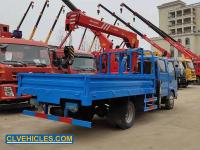 China ISUZU 130hp Crane Truck Lifting 3 ton Construction Machinery for sale