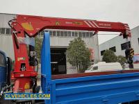 China ISUZU 130hp Crane Truck Lifting 3 ton Construction Machinery for sale