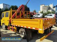 China NPR NQR NKR ISUZU Truck Mounted Crane 3 ton Knuckle Crane Truck for sale