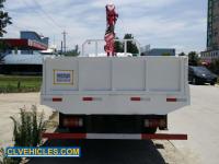 China ISUZU 700P ELF Cargo Crane Truck 4X2 190hp Straight Arm 5 ton for sale
