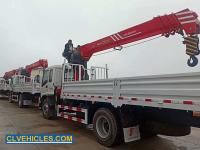 China ISUZU FTR 205hp 180 Kw Truck With Crane Arm 4X2 8t For Nigeria for sale