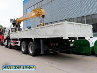 China 8X4 GIGA ISUZU Truck Mounted Crane 16 Ton Telescopic Boom Crane Truck for sale