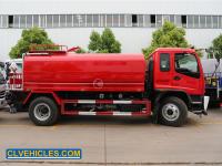 China Isuzu FTR F-series 10Ton Capacity 10000 Liters Water Tanker Truck for sale