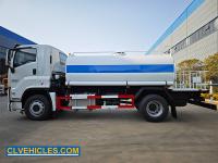 China ISUZU GIGA 4X2 205hp 10Ton Capacity 10000 Liters Water Tank Truck for sale