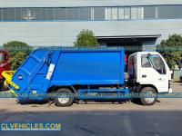 China ISUZU 600P 130hp 5ton Automatic Garbage Compactor Truck for sale