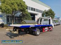 China ISUZU 600P Tow Truck 130hp 4 Ton Flatbed Tow Truck for sale