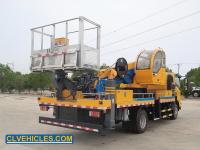China ISUZU ELF KV100 28m Aerial Platform Truck Manlift Truck for sale