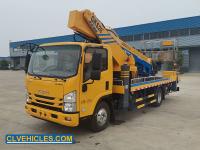 China ISUZU ELF KV100 28m Aerial Platform Truck Manlift Truck for sale