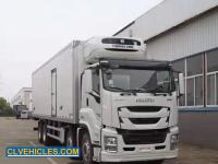 China ISUZU GIGA 460hp 8x4 ISUZU 35ton Heavy Duty Refrigerator Reefer Truck for sale