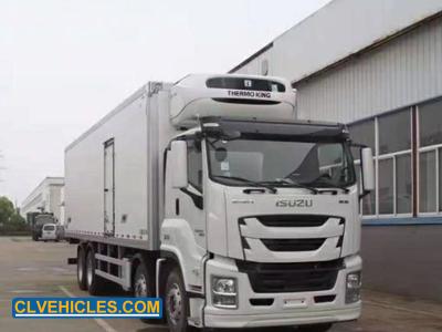 China ISUZU GIGA 460hp 8x4 ISUZU 35ton Heavy Duty Refrigerator Reefer Truck for sale