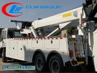 China ISUZU FVZ 6x4 300Hp 25ton Rotator Wrecker Tow Truck for sale