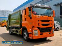 China ISUZU GIGA 4x2 380hp 15ton Rubbish Collection Kitchen Garbage Transport Truck for sale