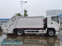 China ISUZU GIGA 4x2 380hp 14CBM Compressed Garbage Compactor Truck for sale