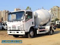 China ISUZU 700P ELF 3CBM 4CBM Concrete Mixer Truck for sale