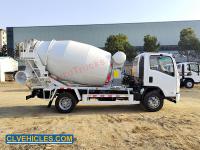 China ISUZU 700P ELF 3CBM 4CBM Concrete Mixer Truck for sale