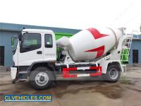 China ISUZU FTR 205hp 5000L Concrete mixer truck for sale