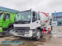 China ISUZU FTR 205hp 5000L Concrete mixer truck for sale