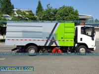 China ISUZU KV600 130hp 5000L High Pressure Road Washing Truck for sale