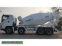 China ISUZU GIGA 8X4 380hp 12CBM Concrete Mixer Drum Truck for sale