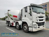 China ISUZU GIGA 8X4 380hp 12CBM 12 Cubic Meters Concrete Mixer Truck Concrete Mixers Cement Mixer Concrete Mixing Truck for sale